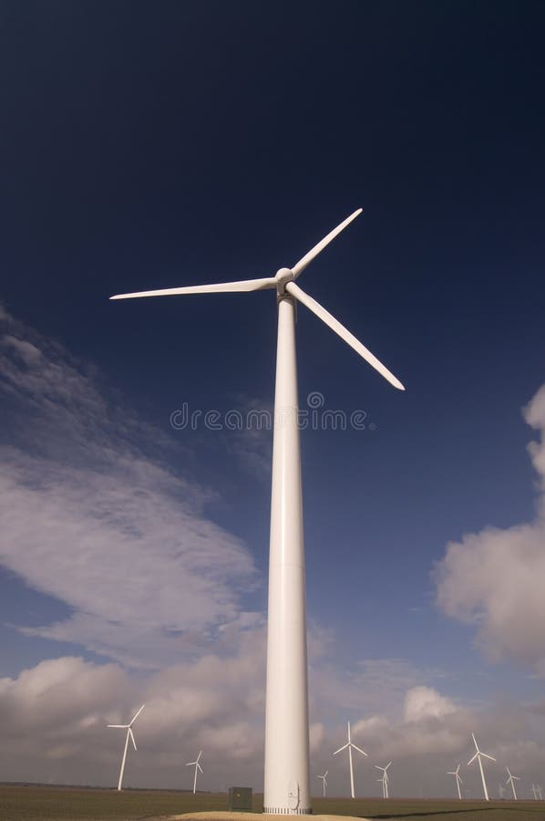 Wind Turbine Towers stock image. Image of blades, electricity - 11119717
