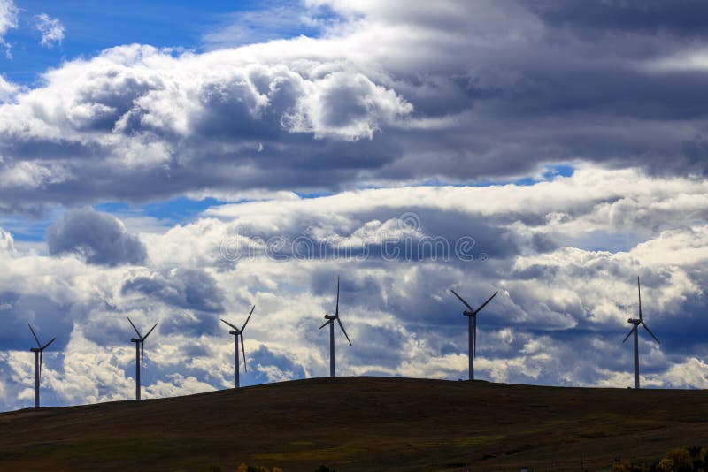 Wind Turbine Windmill Renewable Energy Alberta Canada Stock Photo ...