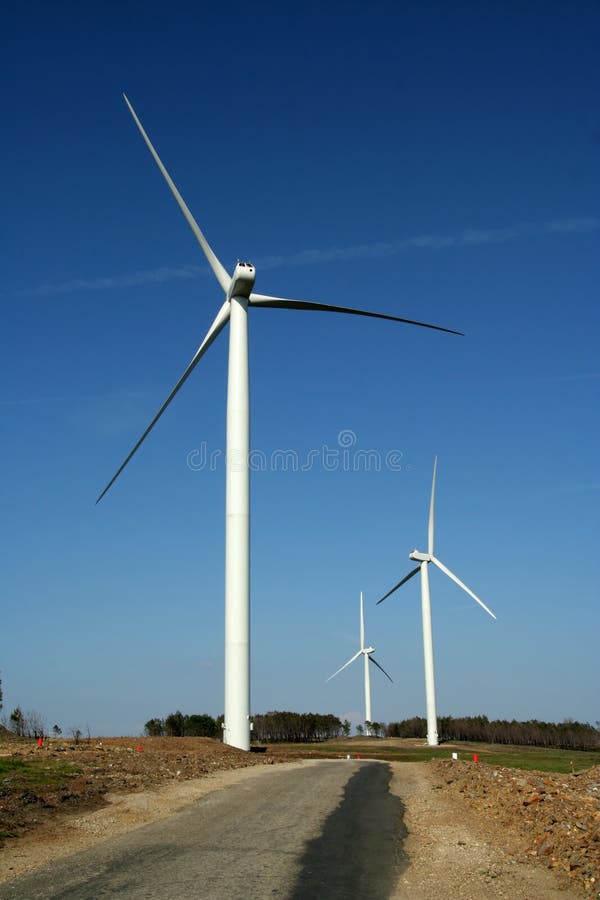 Wind turbines stock image. Image of invention, clean, friendly - 1133811
