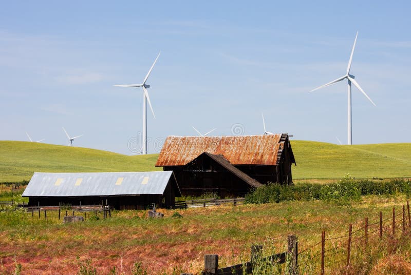 Wind turbines stock image. Image of environment, plant - 15660957
