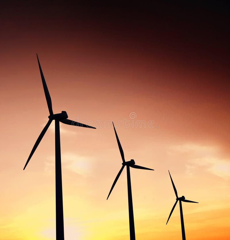 Wind power stock photo. Image of energy, generator, generating - 12291692
