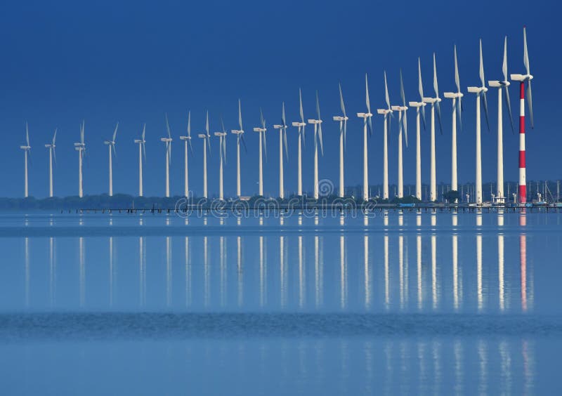 Offshore Windfarm Lillgrund, Sweden Editorial Stock Photo - Image of ...