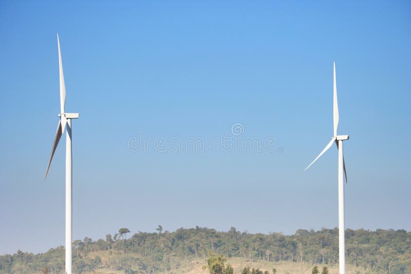 Wind Turbines are Capturing the Wind S Power Stock Photo - Image of ...