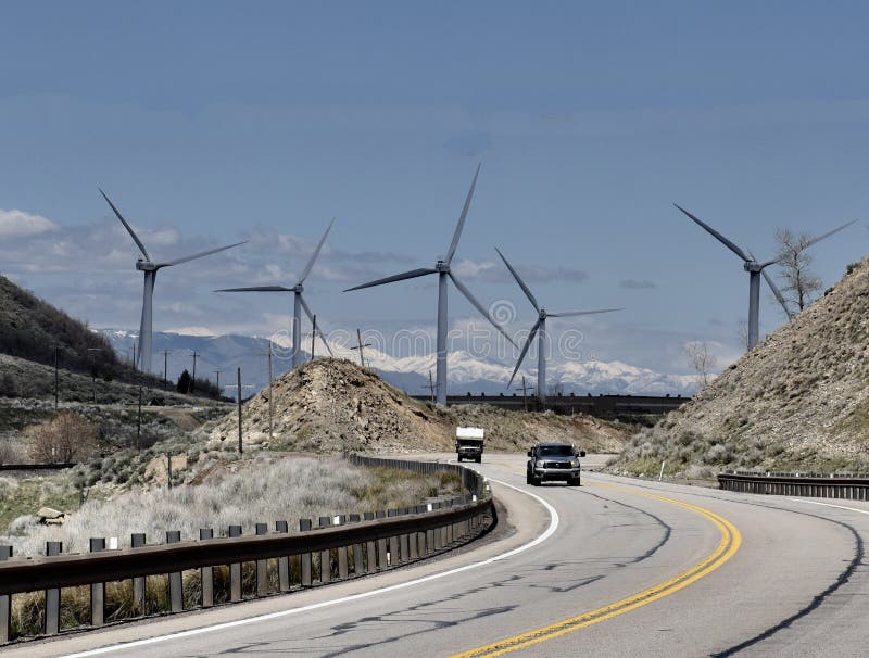 Wind Turbines in Carbon County, Utah Editorial Photography - Image of ...
