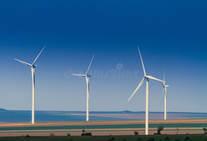 Wind turbines stock image. Image of power, technology - 31075569