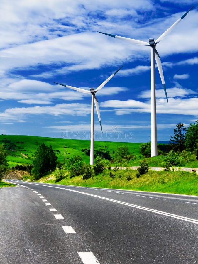 Wind Turbines Farm stock image. Image of farm, energy - 12155455