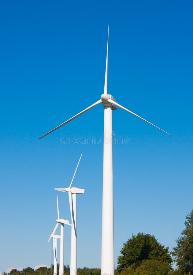 Wind turbines farm stock photo. Image of industries, development - 26019086