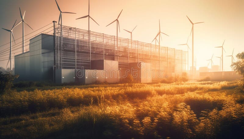 Wind Turbines Harness Nature Power for Sustainable Energy Generation ...