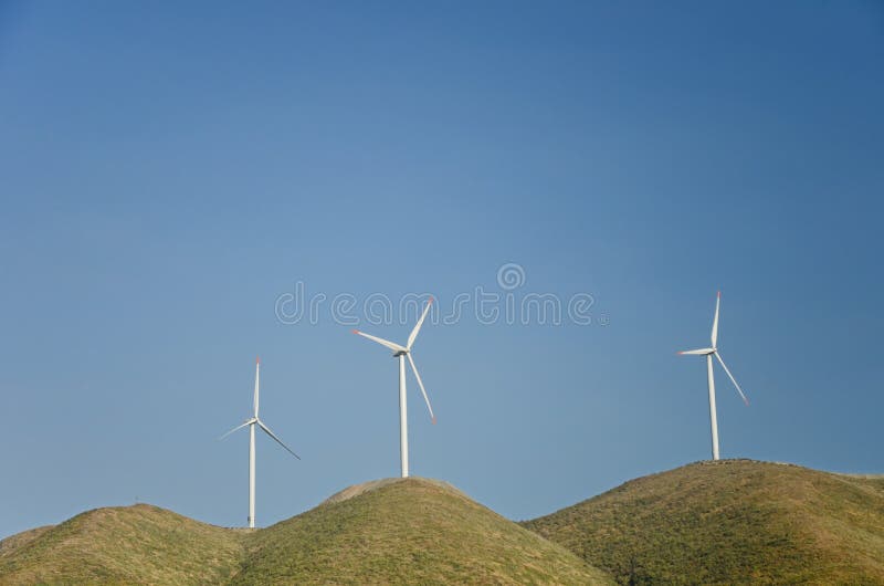 Wind Turbines on the Hills, Hatay, Turkey Stock Image - Image of field ...