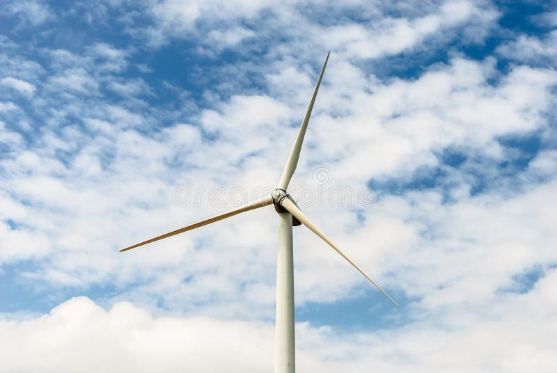Wind Turbines Produce Electricity Stock Image - Image of plants, mill ...