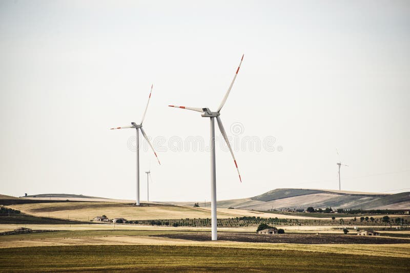 Wind turbines stock photo. Image of power, outdoor, technology - 56071350