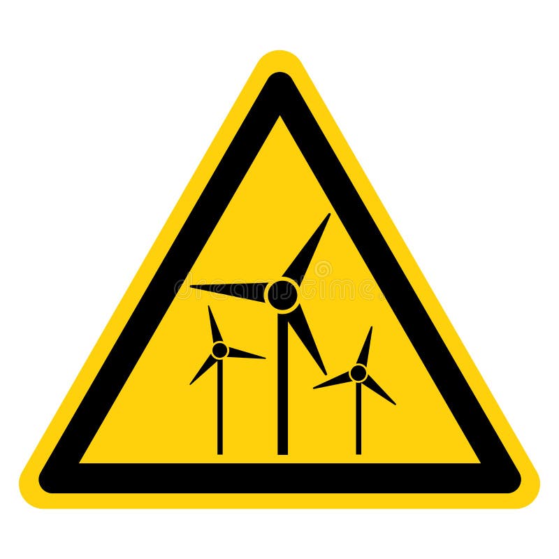 Wind Turbines Symbol Sign, Vector Illustration, Isolate on White ...
