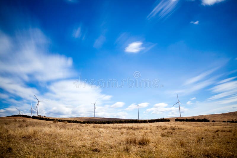 Wind turbines stock photo. Image of sustainable, farm - 52657466