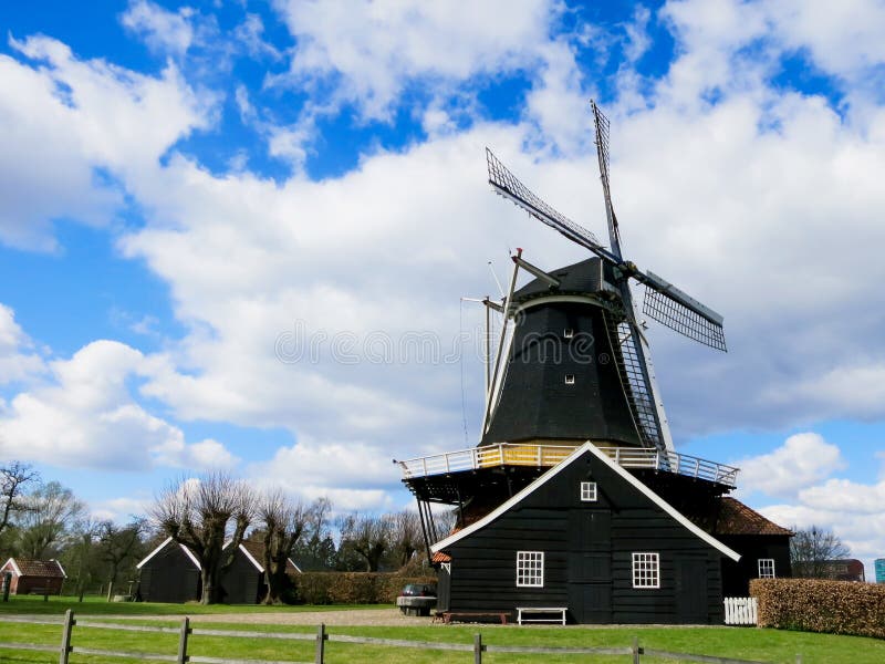 The village windmill stock photo. Image of culture, turning - 43208158