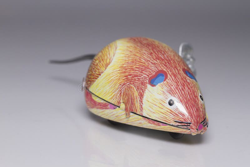 Wind-up mouse stock image. Image of grey, angle, 1950 - 84506019