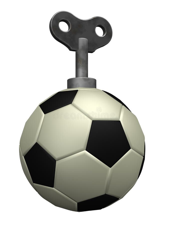 Wind up soccer stock illustration. Illustration of soccer - 26626810