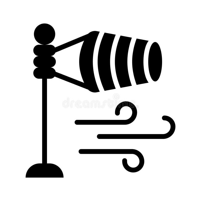 A Wind Vane Showing Direction and Strength of the Wind Stock ...