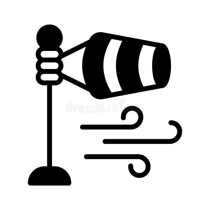 A Wind Vane Showing Direction and Strength of the Wind Stock ...