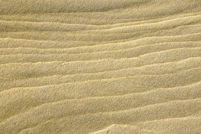 Wind and Water Created Sand Texture on the Seashore Stock Image - Image ...