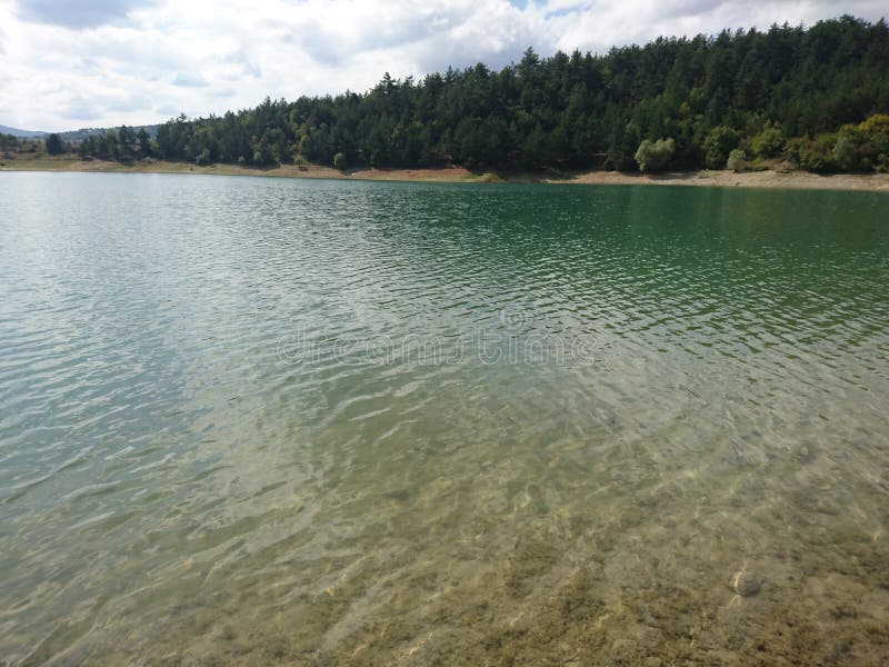 Wind on water stock photo. Image of wind, forest, lake - 150706712