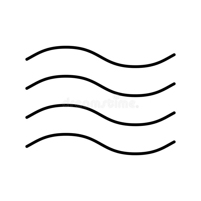 Wind Waves Logo stock illustration. Illustration of motion - 27438226