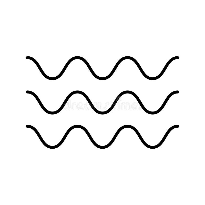 Wind Waves Logo stock illustration. Illustration of motion - 27438226