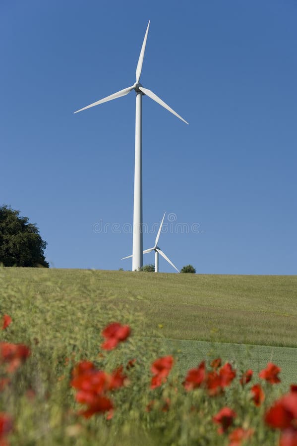 Wind wheel stock photo. Image of windenergy, nature, windpower - 20668168