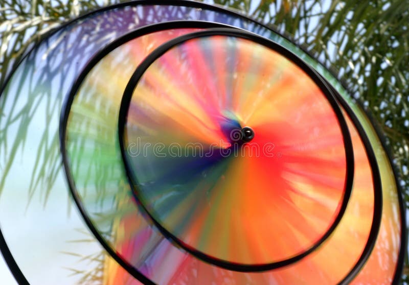 Wind wheel stock photo. Image of pinwheel, blue, spin - 20251184