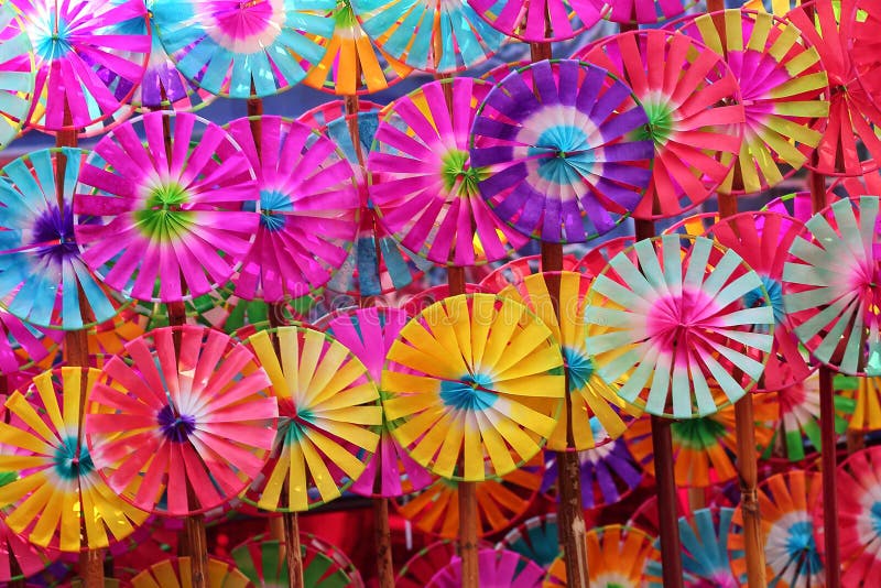 Wind wheel stock photo. Image of childhood, colorful - 37439668