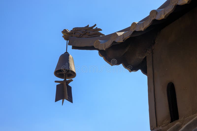 Windbell stock image. Image of heritage, tile, cuprum - 233249971