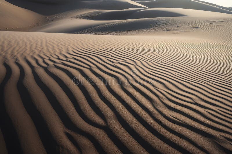 Windblown Sand Dunes Create Unique Patterns and Designs in the Desert ...