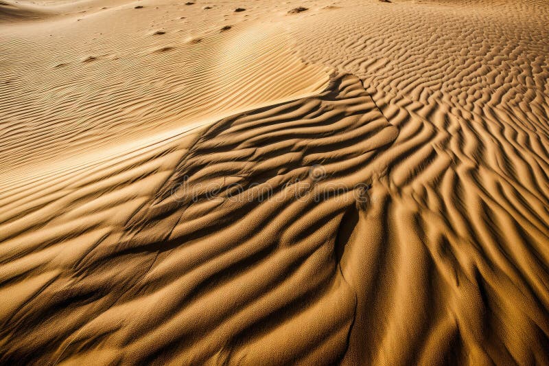 Windblown Sand Dunes Create Unique Patterns and Designs in the Desert ...