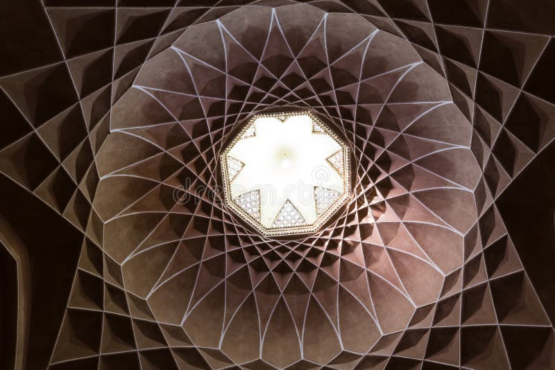 The Windcatcher of Dowlat Abad Garden, in Yazd, Iran Stock Image ...