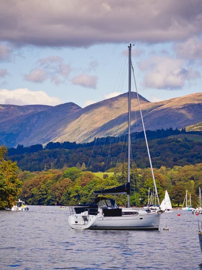 Windermere boating editorial stock photo. Image of calm - 50597393