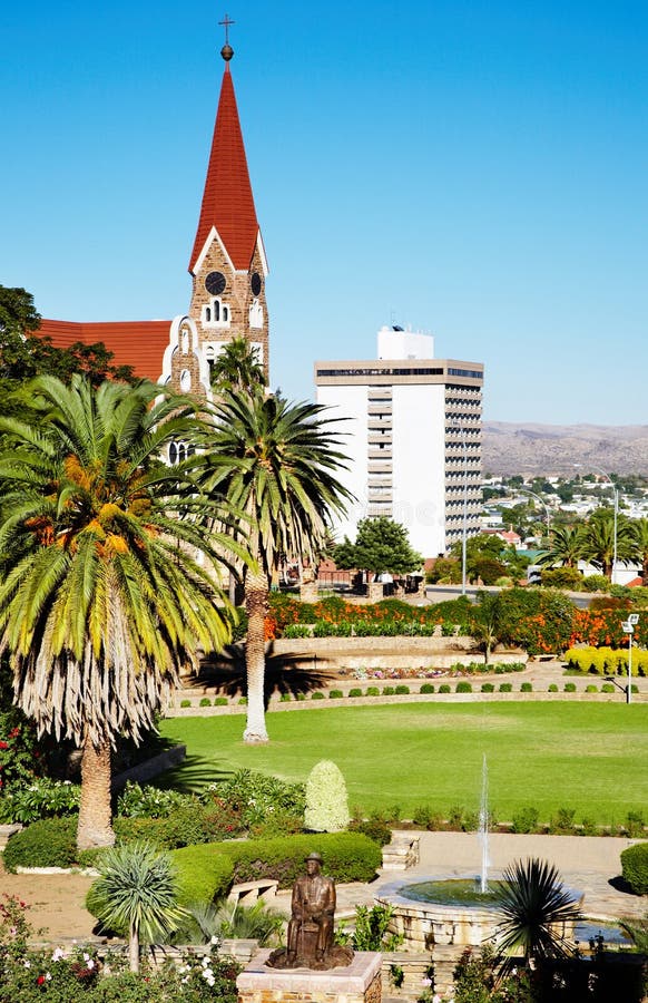Windhoek Capital of Namibia Stock Image - Image of namibia, lawn: 6853329