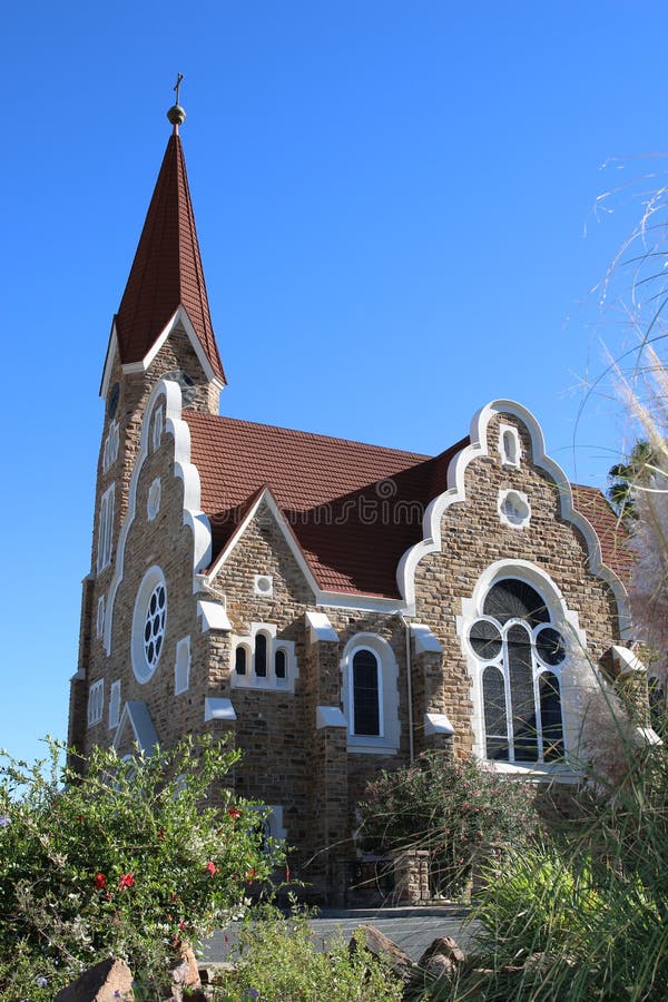 Windhoek Christuskirche stock photo. Image of facade - 35268408