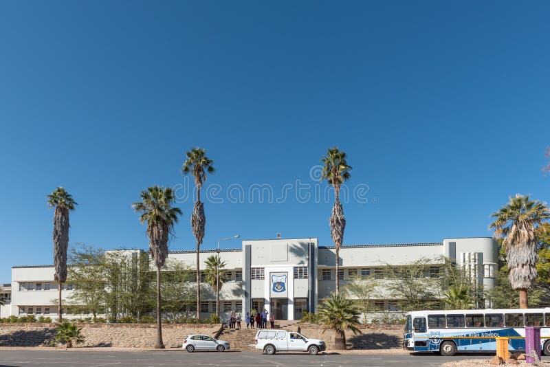 Windhoek High School, Founded in 1917, in Windhoek Editorial Photo ...