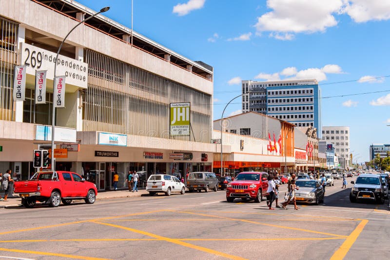 Architecture of Windhoek, Namibia Editorial Stock Image - Image of ...