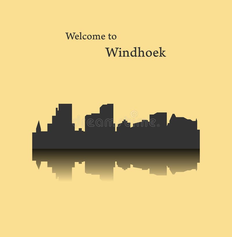 Windhoek namibia ilustración del vector. Ilustración de nafta - 298515699