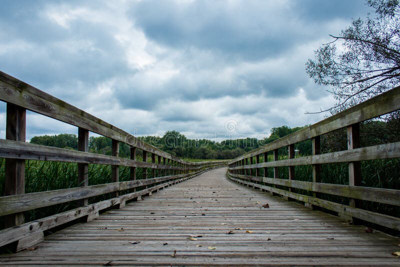 Winding Bridge stock image. Image of winding, perspective - 125669925