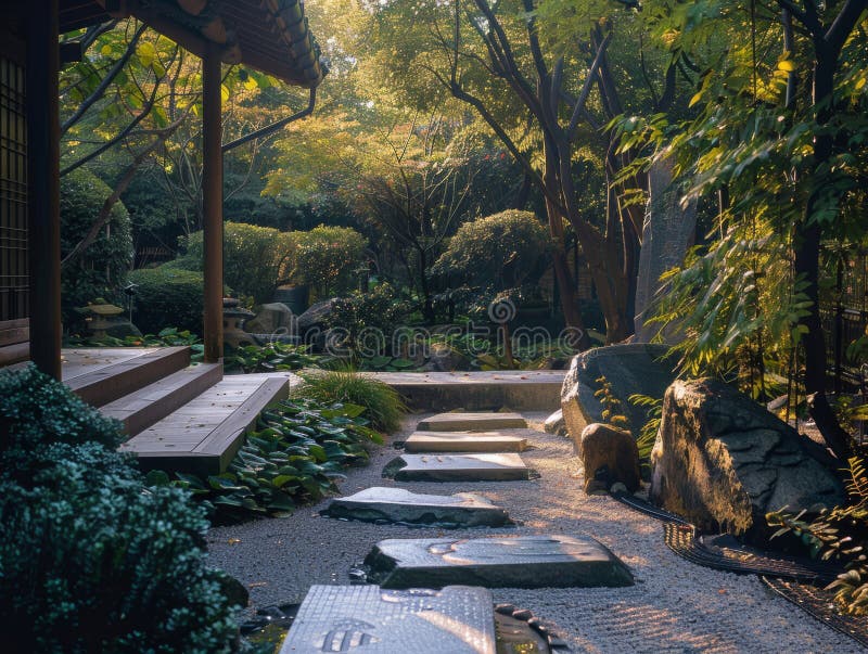 A Winding Dirt Path through a Thick Forest, Lined with Tall Trees ...