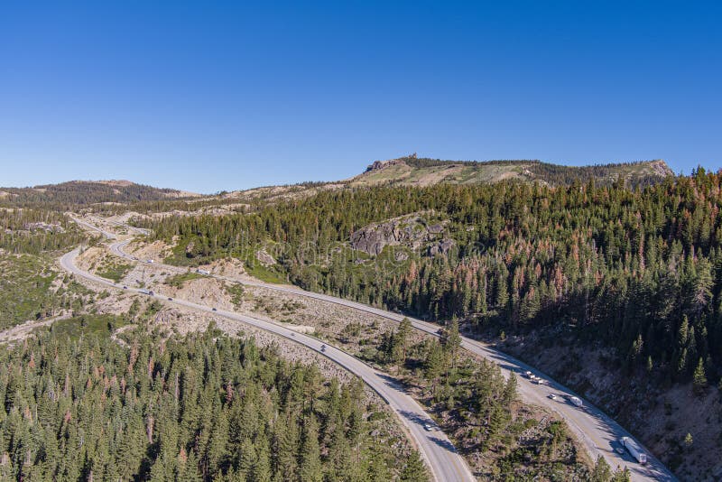 Winding Highway Road in California Stock Image - Image of interstate ...