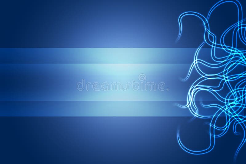 Winding Line on a Blue Background Stock Illustration - Illustration of ...