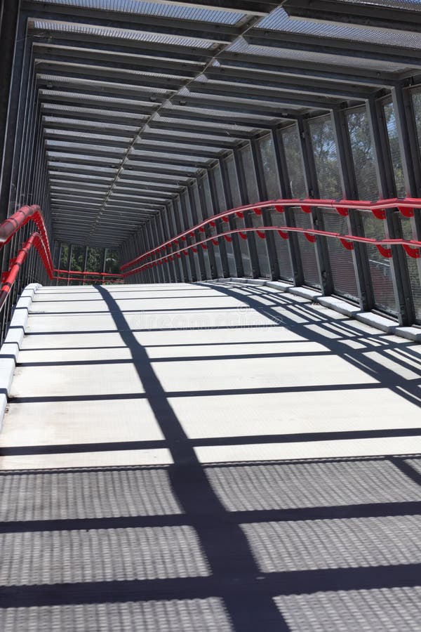 Winding Long Walking Bridge Stock Photo - Image of australia, nature ...