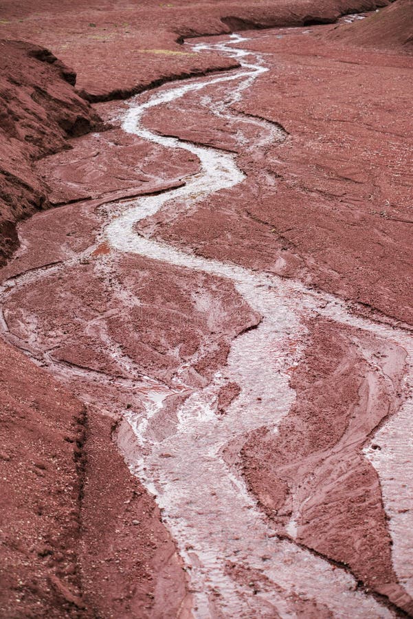 Winding mountain spring stock image. Image of nature - 144522905