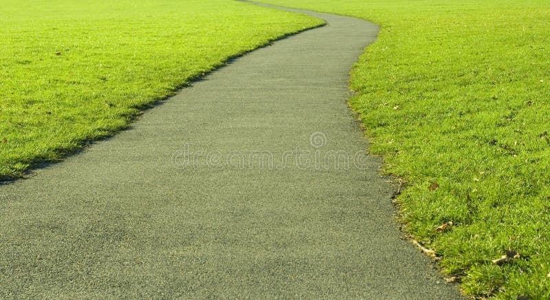 Winding Path stock photo. Image of path, asphalt, park - 3839900