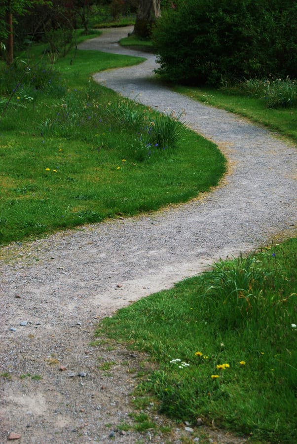 Winding path stock image. Image of cross, along, walk - 2985497