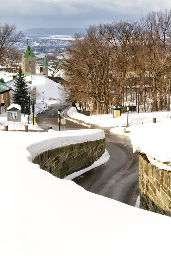 Winding path stock photo. Image of winding, quebec, winter - 39287784