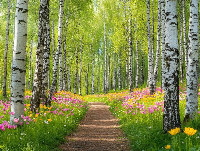 Path through Grove stock photo. Image of landscape, trees - 373380976