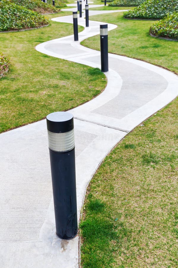 Winding path stock photo. Image of vanishing, walk, meander - 52250620
